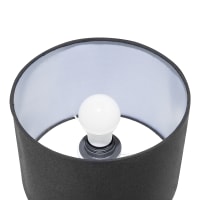 Lámpara de mesa Wama en metal negro. Light | Maisons du Monde