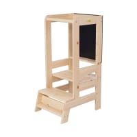 Montessori-Lernturm Extra Safe für Kinder aus Holz Extra safe | Maisons ...