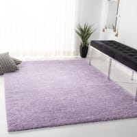 Tapis violet 122 x 183 cm August shag | Maisons du Monde