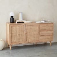 Buffet bas 3 portes en chêne - naturel - design by hélèna pille Milord ...