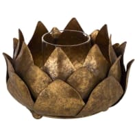 Reloj de arena de vidrio con purpurina COPPER | Maisons du Monde