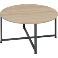 Mesa de café, madera industrial clara, roble sonoma | Maisons du Monde