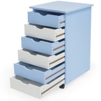 Chaise de bureau réglable pivotant tissu coton-lin rose LUMI | Maisons ...