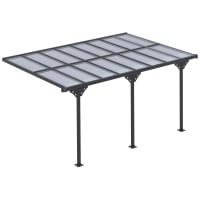 Toldo, doble hoja extensible, protección solar, beige 600x9x200cm ...