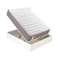 Pack colchón y canapé blanco 150x200 54cm montaje y retirada incluida ...
