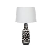 Lámpara de sobremesa de cerámica color negro Moniq | Maisons du Monde