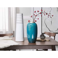 Vase en acier dégradé rouge et beige Rici | Maisons du Monde