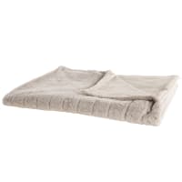 Coperta imitazione pelo lungo Longwool beige chiaro 220x240cm | Maisons ...