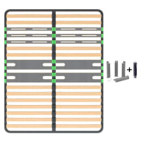 Sommier démontable 2x18 lattes 160x200cm Altokit | Maisons du Monde