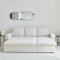 Divano Convertibile Okoa 2 posti - marrone sabbia | Maisons du Monde