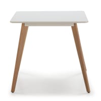 Table à manger 80x80 cm Couleur Chêne Pomago | Maisons du Monde