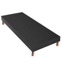 Ensemble matelas mousse 25 kg/m³ h16 sommier beige 140x190 Am2rkitbnab ...