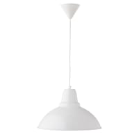 Lámpara de techo Sam negra con asa efecto madera Ø39 cm E27 | Maisons ...