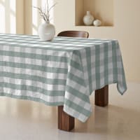 Mantel antimanchas floral texturizado crudo 140x200 cm Tarel | Maisons ...