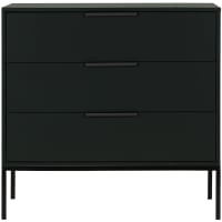 Buffet en panneaux de fibres de bois avec plateau en chêne, bleu Suumo | Maisons du Monde