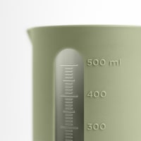 Caraffa graduata in polipropilene nero opaco 1 litri Create | Maisons ...