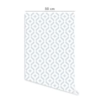 Selbstklebende Vinyltapete mit Lissabon-Motiven, ecru 50x300 cm Lisbona ...