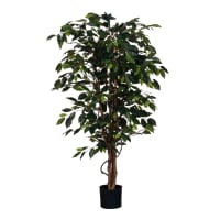 Plante artificielle Vert Polyester H110xl65xL65cm Ficus | Maisons du Monde
