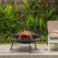 Estufa de exterior halógena de pie gris Varazze | Maisons du Monde