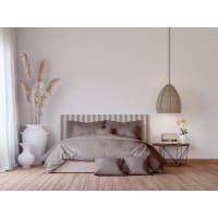 Kopfteil aus Samt, grün/rosa 160x97cm Eddie | Maisons du Monde