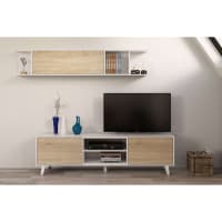 Mesa de comedor extensible roble canadian Thea | Maisons du Monde