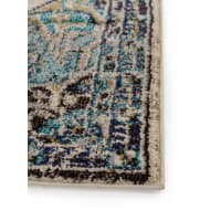 Tappeto a tessitura piatta turchese 240x340 Frencie | Maisons du Monde