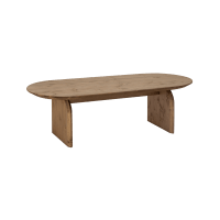 Mesa de centro ovalada de madera Odelia | Maisons du Monde