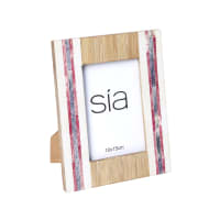 Marco de fotos de madera de mango blanco 18x13 Boston | Maisons du Monde