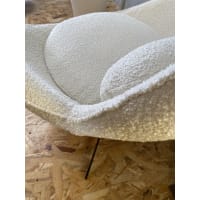 Drehsessel aus blaugrauem Samt Space | Maisons du Monde