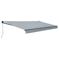 Tenda da sole avvolgibile tessuto e acciaio bianco 200x150 cm | Maisons ...