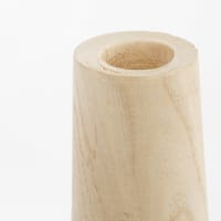 Botella decorativa ceramica verde oliva brillo 8x8x33 | Maisons du Monde