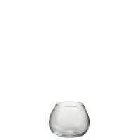 Vase en verre transparent 17.5x17.5x34 cm | Maisons du Monde
