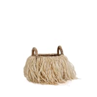 Cesto in giacinto d’acqua e foglia di banana marrone 54x54x35 cm Chungu ...