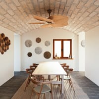 Ventilador de techo con luz led 53x30 cm | Maisons du Monde