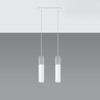 Suspension petit modèle en métal noir et bambou naturel ARABEL PM ...