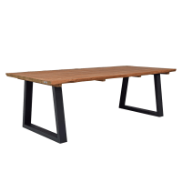 Table … manger de jardin 300x100 en teck recycl‚ naturel Kally ...