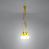 Suspension PVC Jaune E27 1 Diego Diego | Maisons du Monde