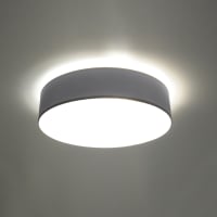 Lámpara de techo gris cloruro de polivinilo alt. 11 cm Arena | Maisons ...