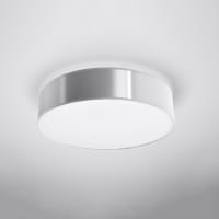 Lámpara de techo gris cloruro de polivinilo alt. 11 cm Arena | Maisons ...