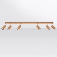 Plafonnier Acier Bois/Blanc GU10 4 Verdo Verdo | Maisons du Monde