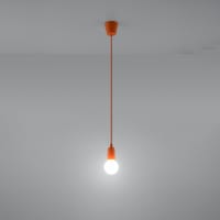 Suspension PVC Orange E27 3 Diego Diego | Maisons du Monde