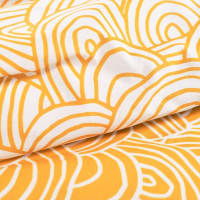 Parure de lit en percale de coton jaune 260x240 cm Héra | Maisons du Monde