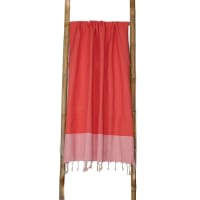 Futa algodón rojo 100x200 St tropez | Maisons du Monde