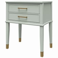 Table de chevet avec 1 tiroir en mélaminé rose Westerleigh | Maisons du ...