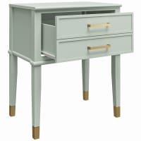 Table de chevet avec 1 tiroir en mélaminé rose Westerleigh | Maisons du ...