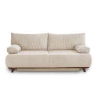 Canapé convertible beige 3 places Feel | Maisons du Monde
