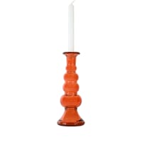 Bougeoir en métal crème 10x21 ø cm | Maisons du Monde