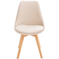 Silla con asiento en Terciopelo Gris claro LINARES | Maisons du Monde