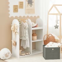 Armario multiusos bajo 2 Puertas blanco Mate | Maisons du Monde