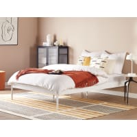Letto legno di pino 160 x 200 cm marrone scuro Giulia | Maisons du Monde